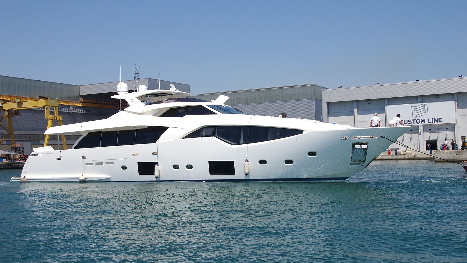 First Ferretti Custom Line 108 superyacht is launched